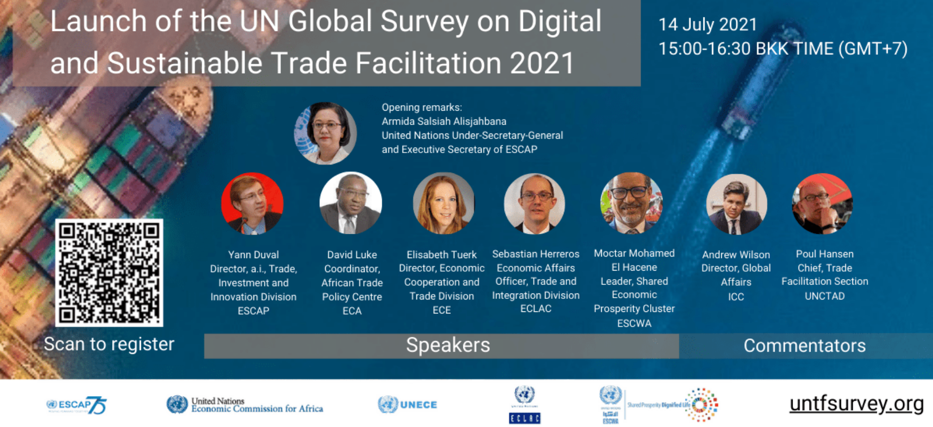 Launch of the UN Global Survey on Digital and Sustainable Trade and Facilitation 2021 | United ...